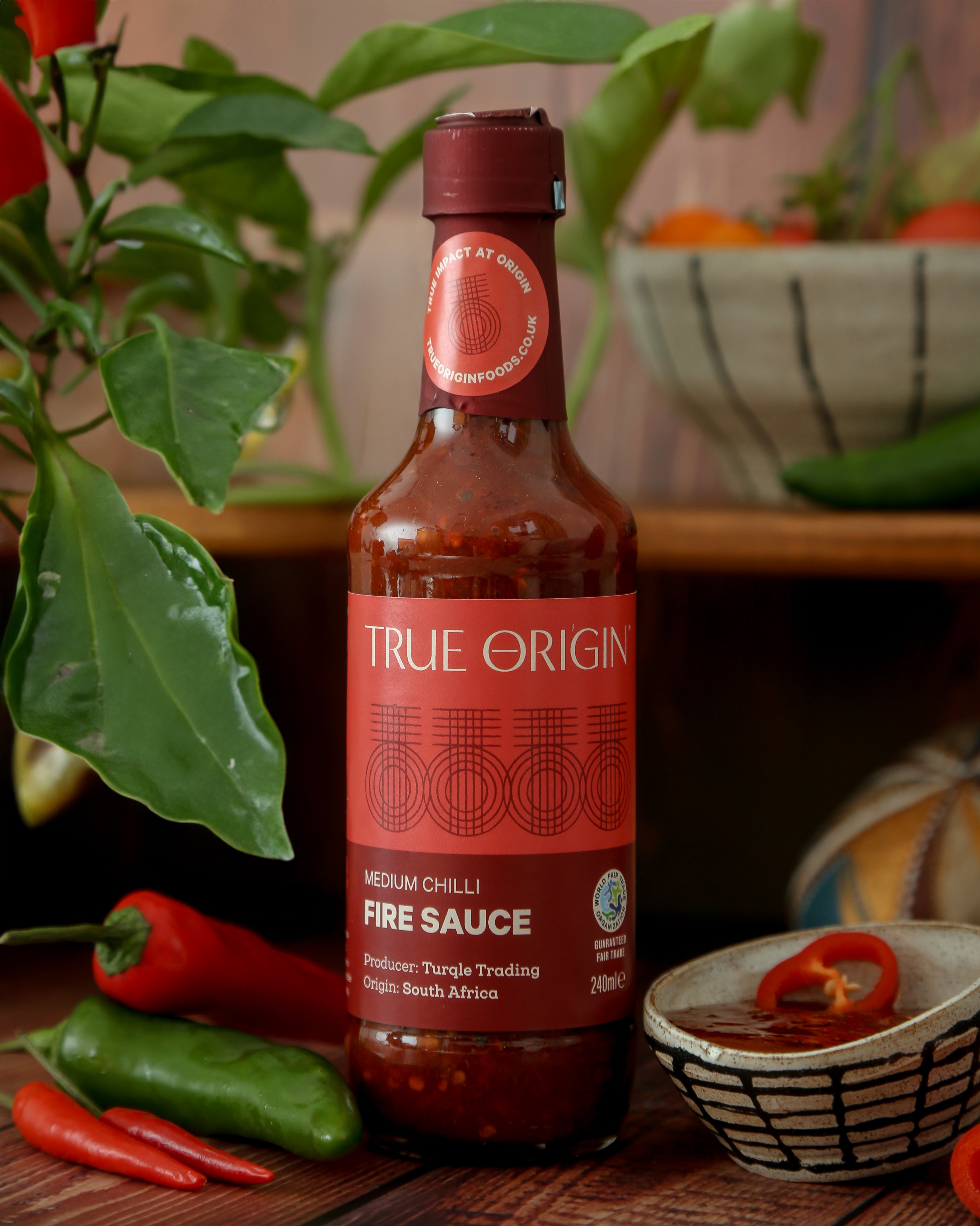Fire Medium Chilli Sauce (240ml) – True Origin Wholesale